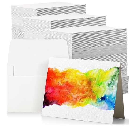Accessories | 20 Set 425 X 55 Inch Pure Cotton Watercolor Cards Set ...